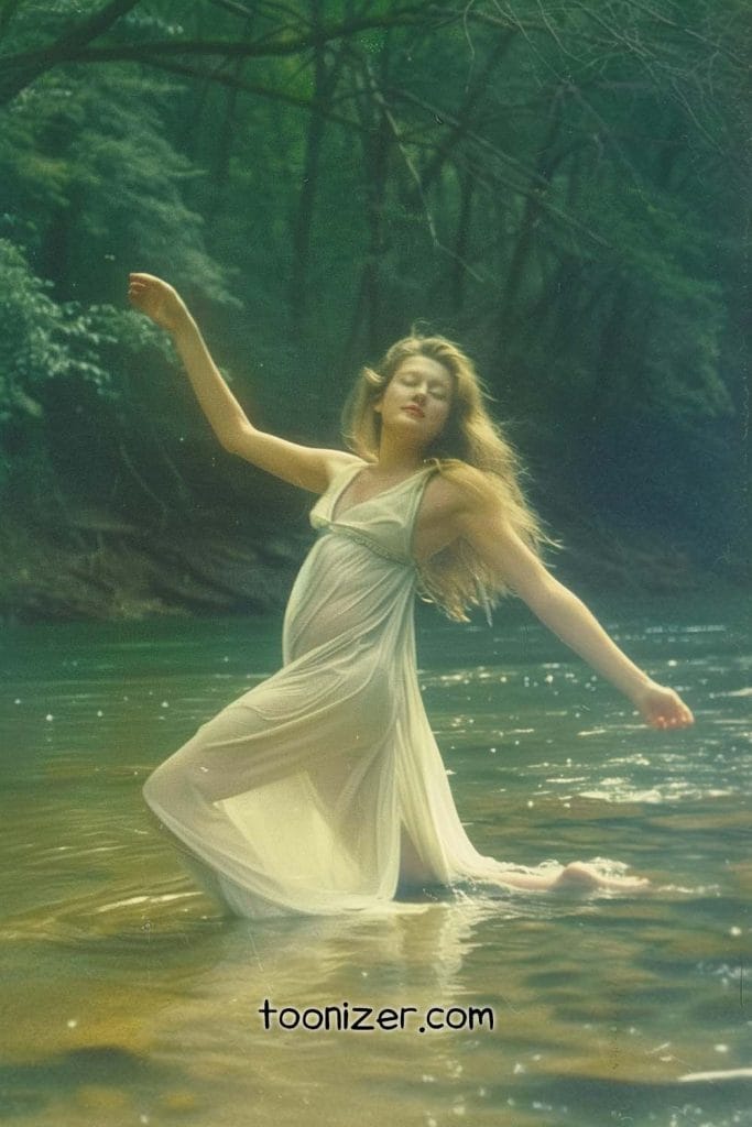 1970s Enchanted River Nymph Photoshoot - Toonizer