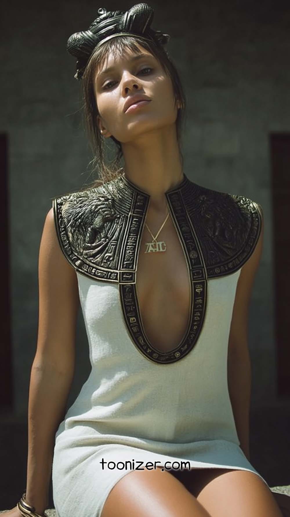 Neo-Nile: Ancient Egyptian and Futuristic Fashion Fusion - Toonizer