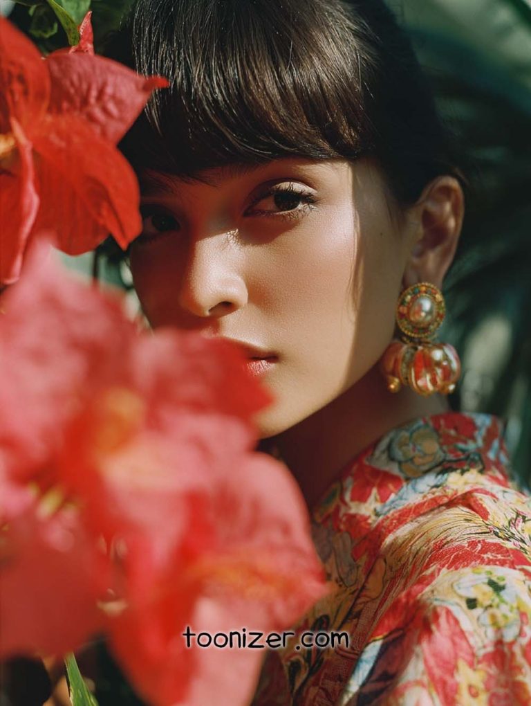 Bali Editorial Fashion in Vintage Analog Pictures - Toonizer